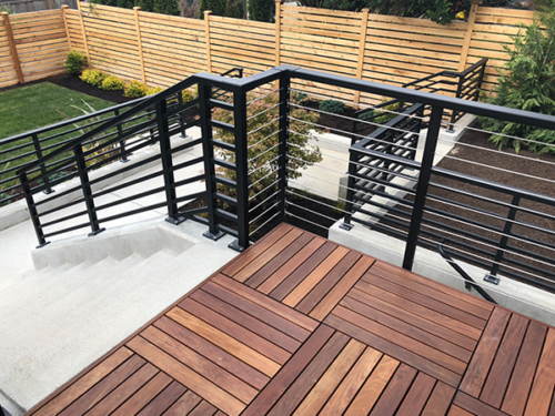 Residential Railing - NW Natural Lighting